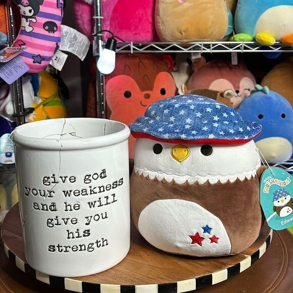Squishmallows | Toys | Edward The Patrioticbucket Hat Eagle ...